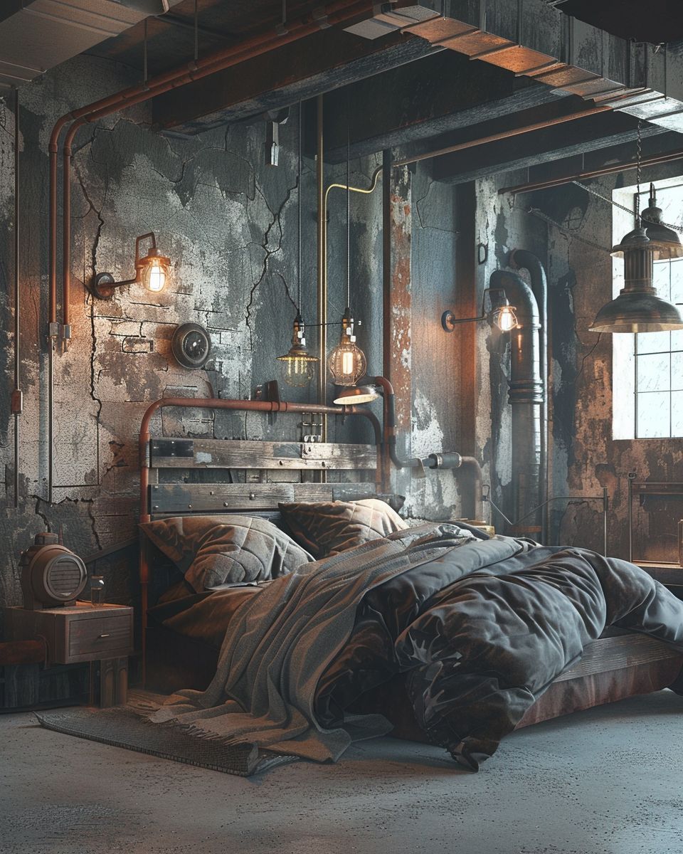 15 Schlafzimmer im Industrial-Look: Gestalte es neu! - Hygge and Home