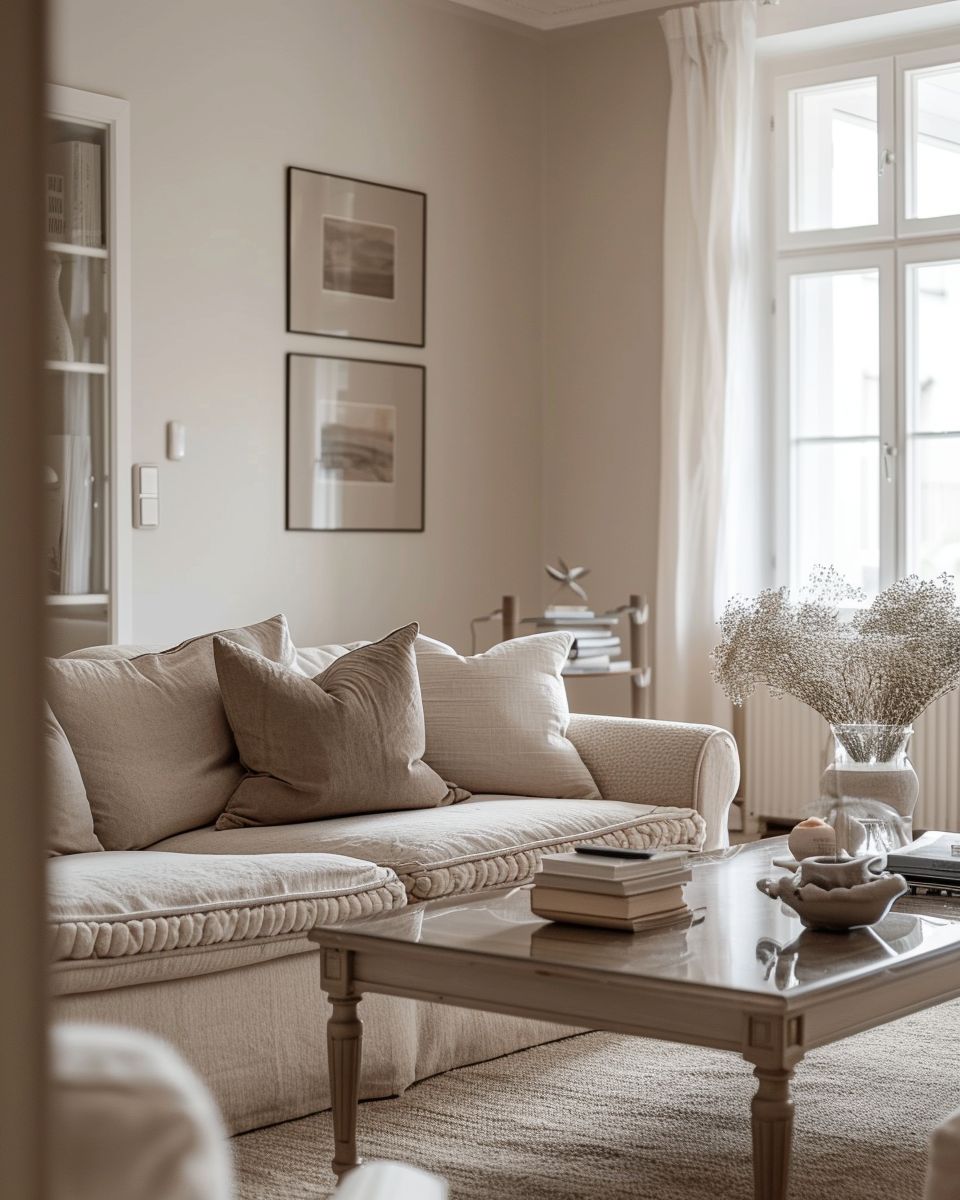 Beige Bilder Wohnzimmer