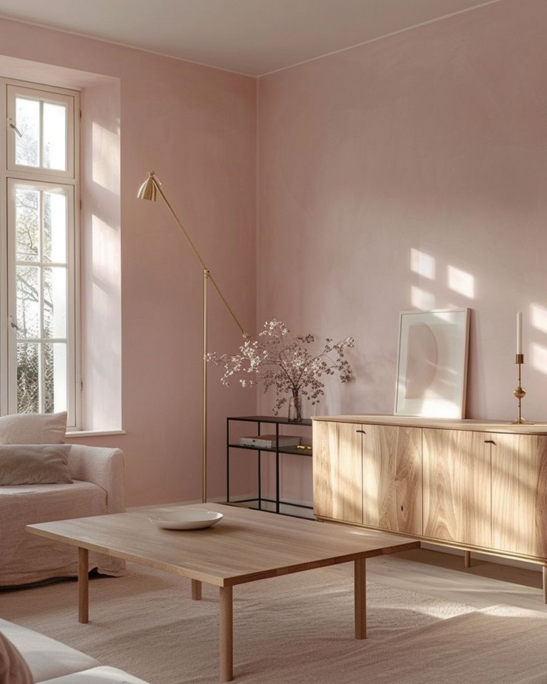 Wohnzimmer in Rosa: 18 wunderschöne Ideen - Hygge and Home