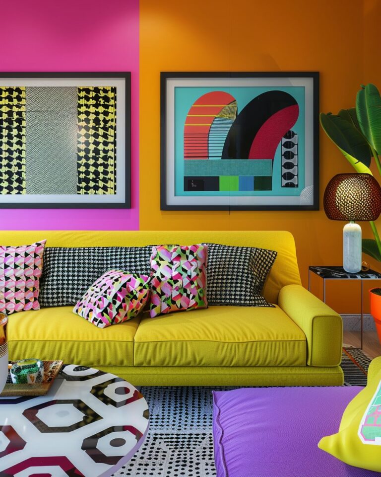 Memphis-Design einrichten: 15 kreative Ideen - Hygge and Home