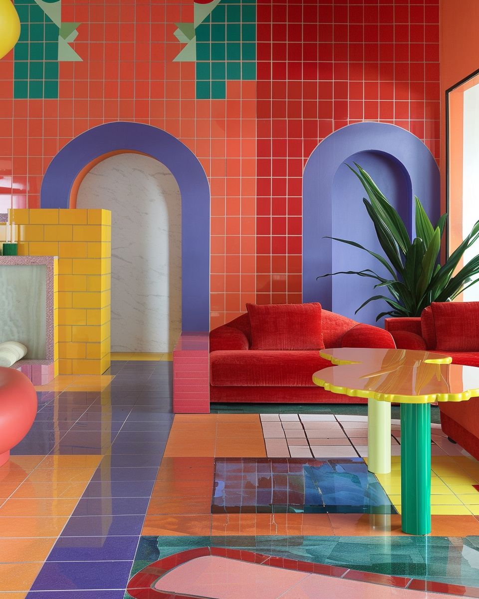 Memphis-Design einrichten: 15 kreative Ideen - Hygge and Home