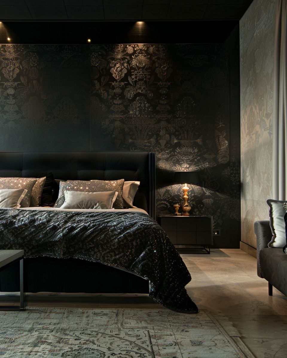 Schlafzimmer mit dunkler Wandfarbe: 14 stilvolle Ideen - Hygge and Home