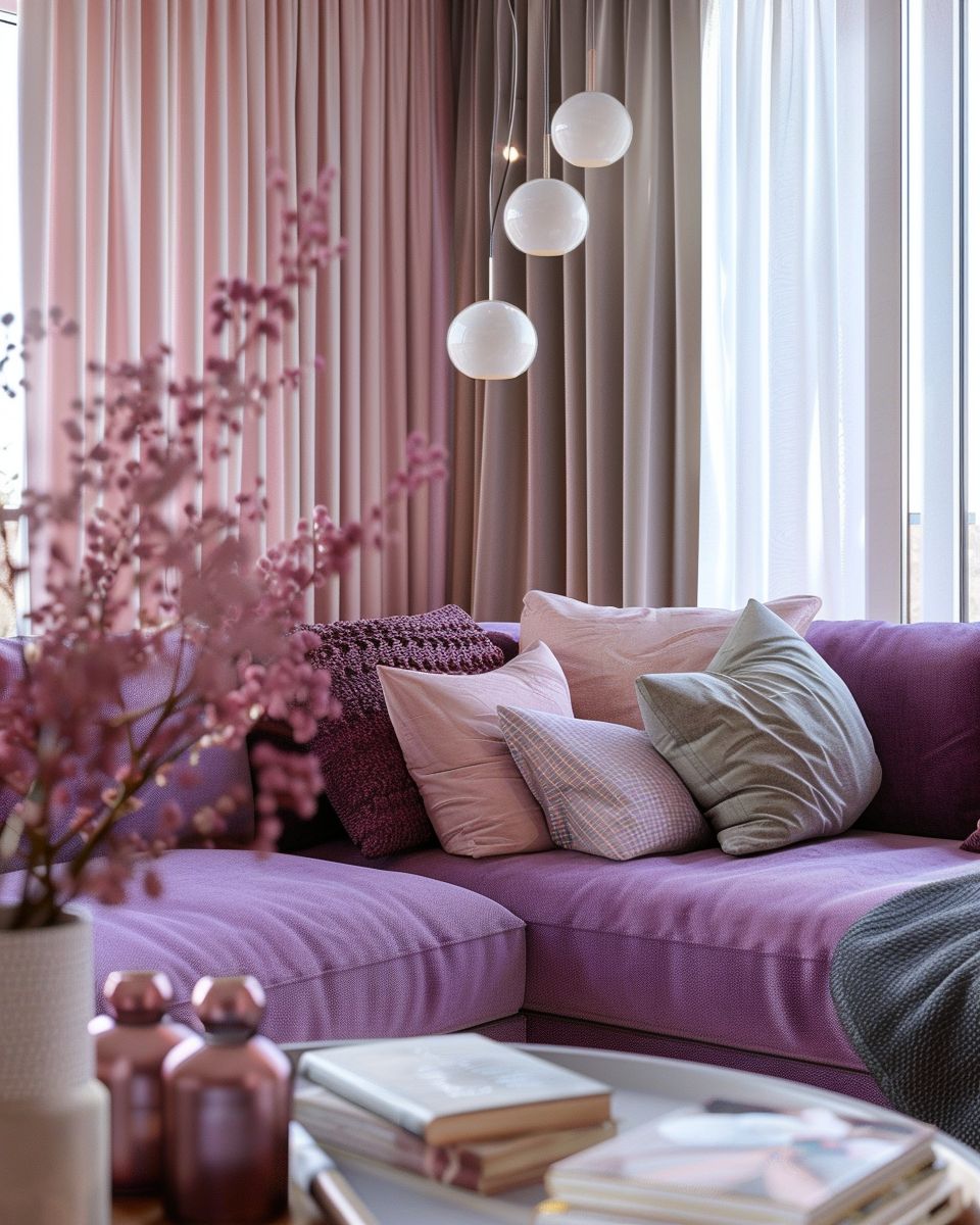 Welche Farbe passt zu Lila: 15 harmonische Ideen - Hygge and Home
