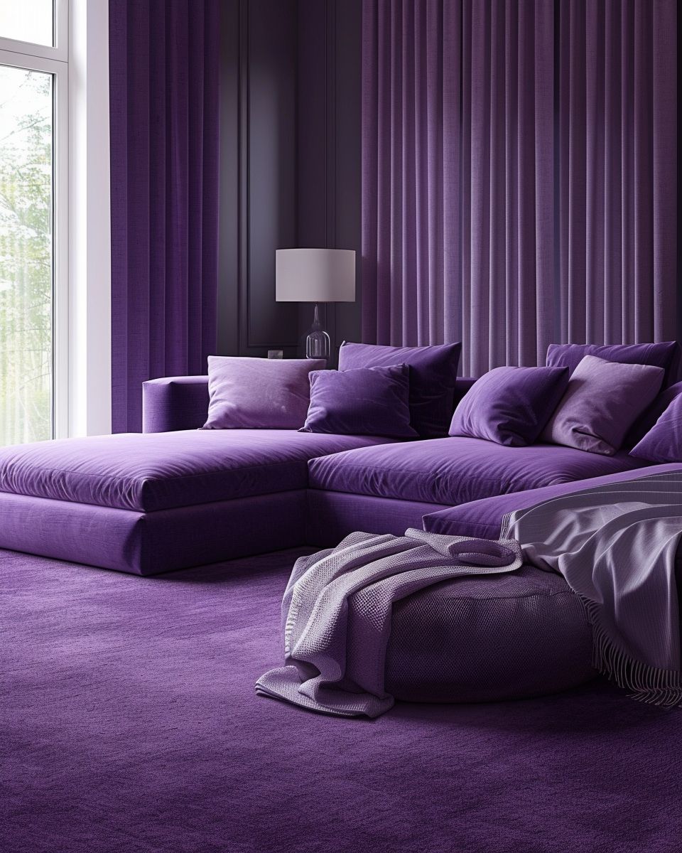 Welche Farbe passt zu Lila: 15 harmonische Ideen - Hygge and Home