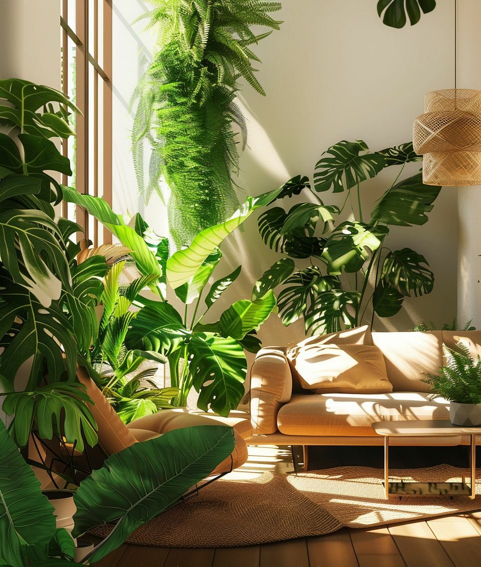 Grunpflanzen Fur Wohnzimmer