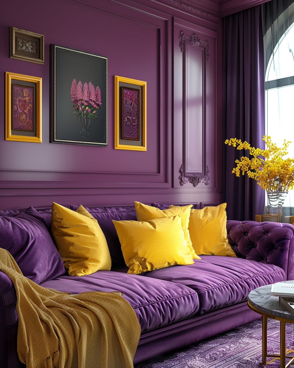 Ideen und Inspiration: Wandfarbe Lila - 13 kreative Ideen - Hygge and Home