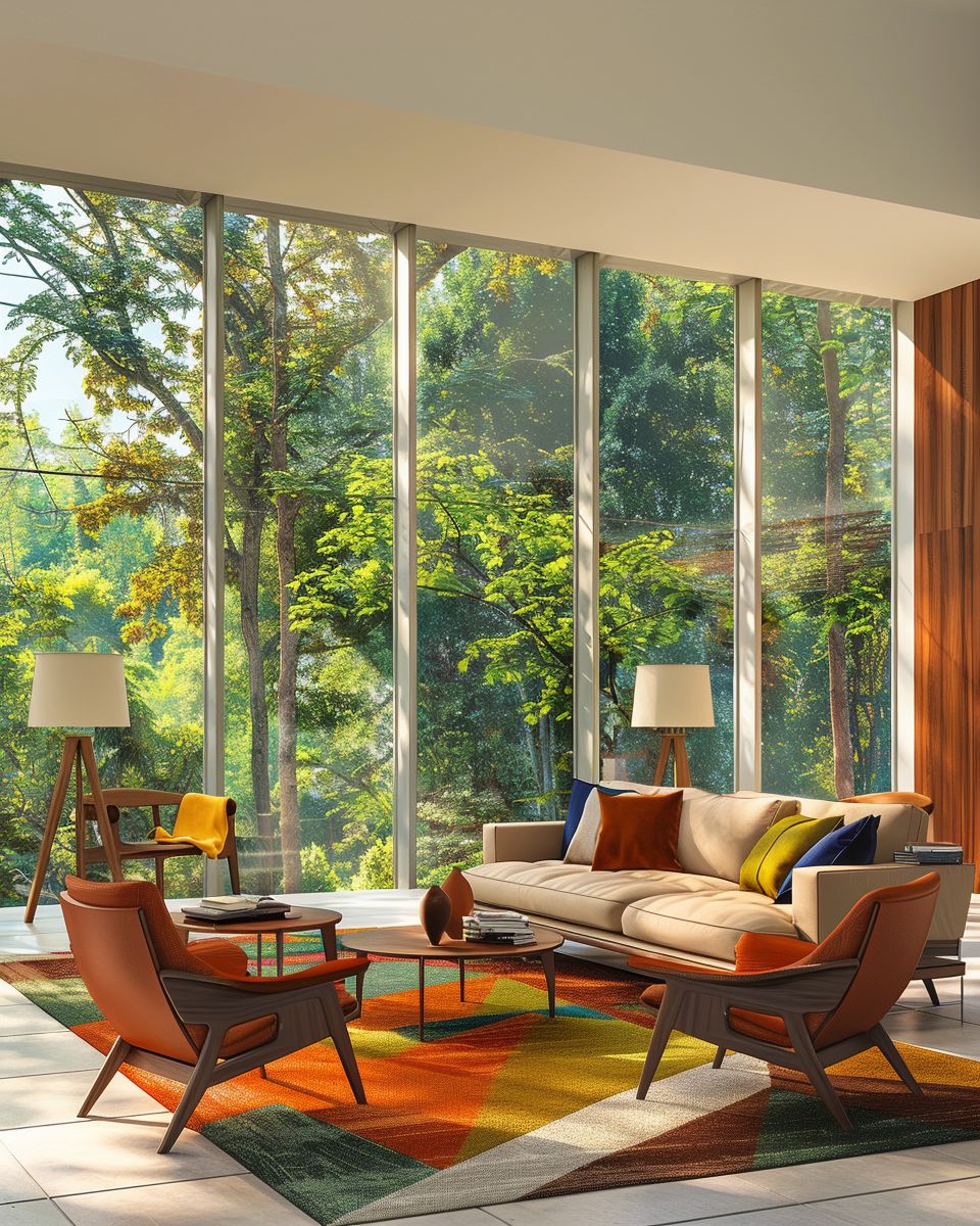 Wohnzimmer mit Panoramafenster: 15 kreative Ideen - Hygge and Home