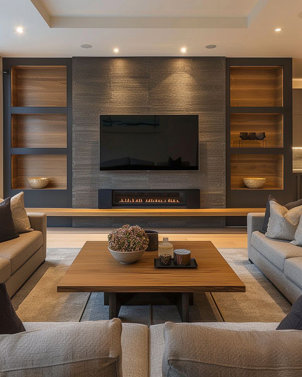 Fernsehwand im Wohnzimmer gestalten: 13 kreative Ideen - Hygge and Home