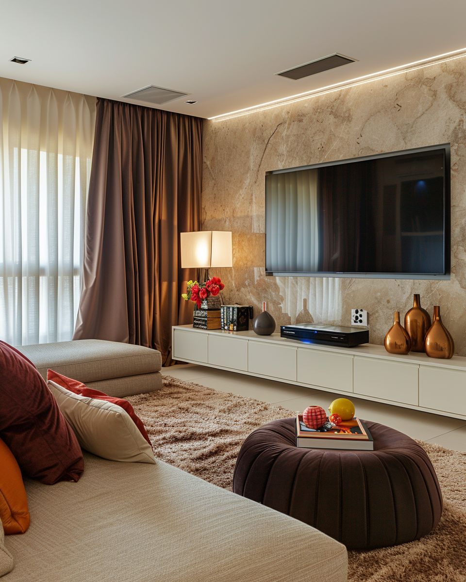 Fernsehwand im Wohnzimmer gestalten: 13 kreative Ideen - Hygge and Home