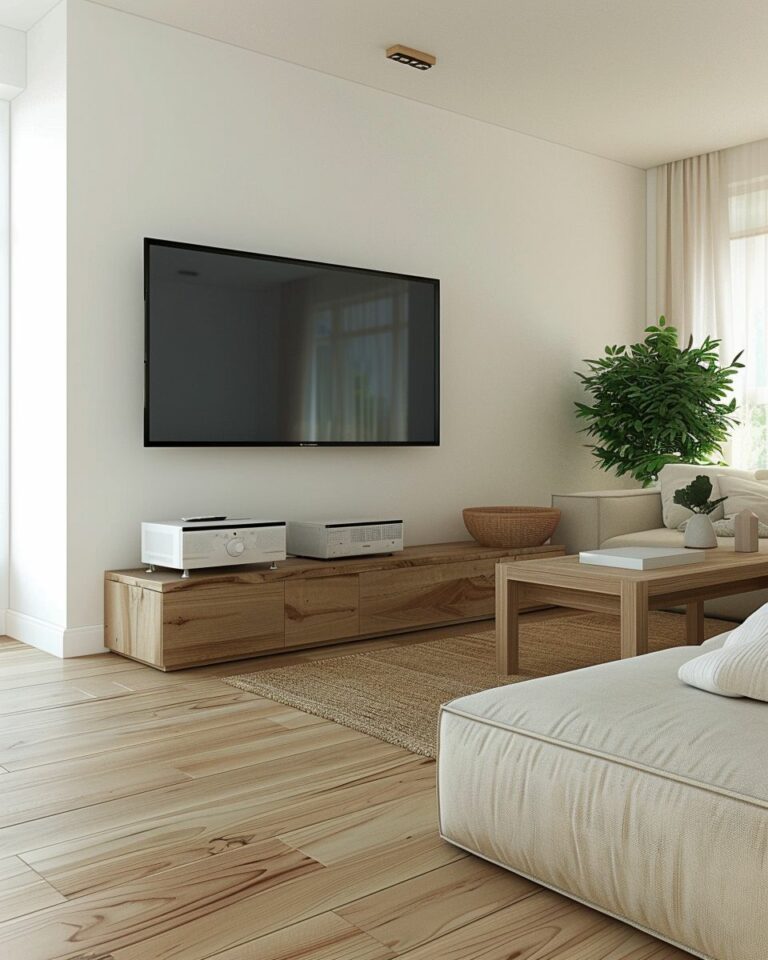 Fernsehwand im Wohnzimmer gestalten: 13 kreative Ideen - Hygge and Home