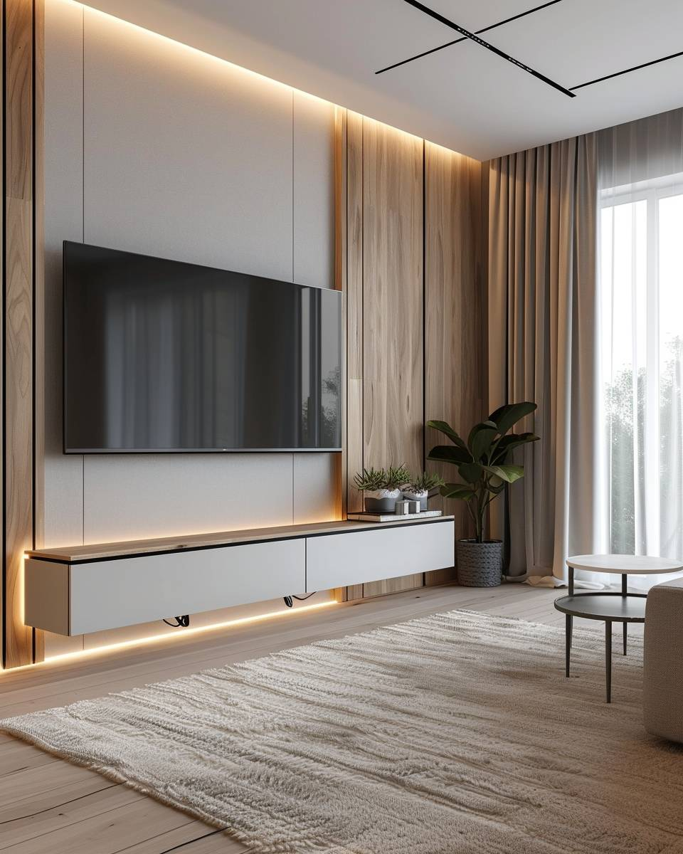 Fernsehwand im Wohnzimmer gestalten: 19 kreative Ideen - Hygge and Home