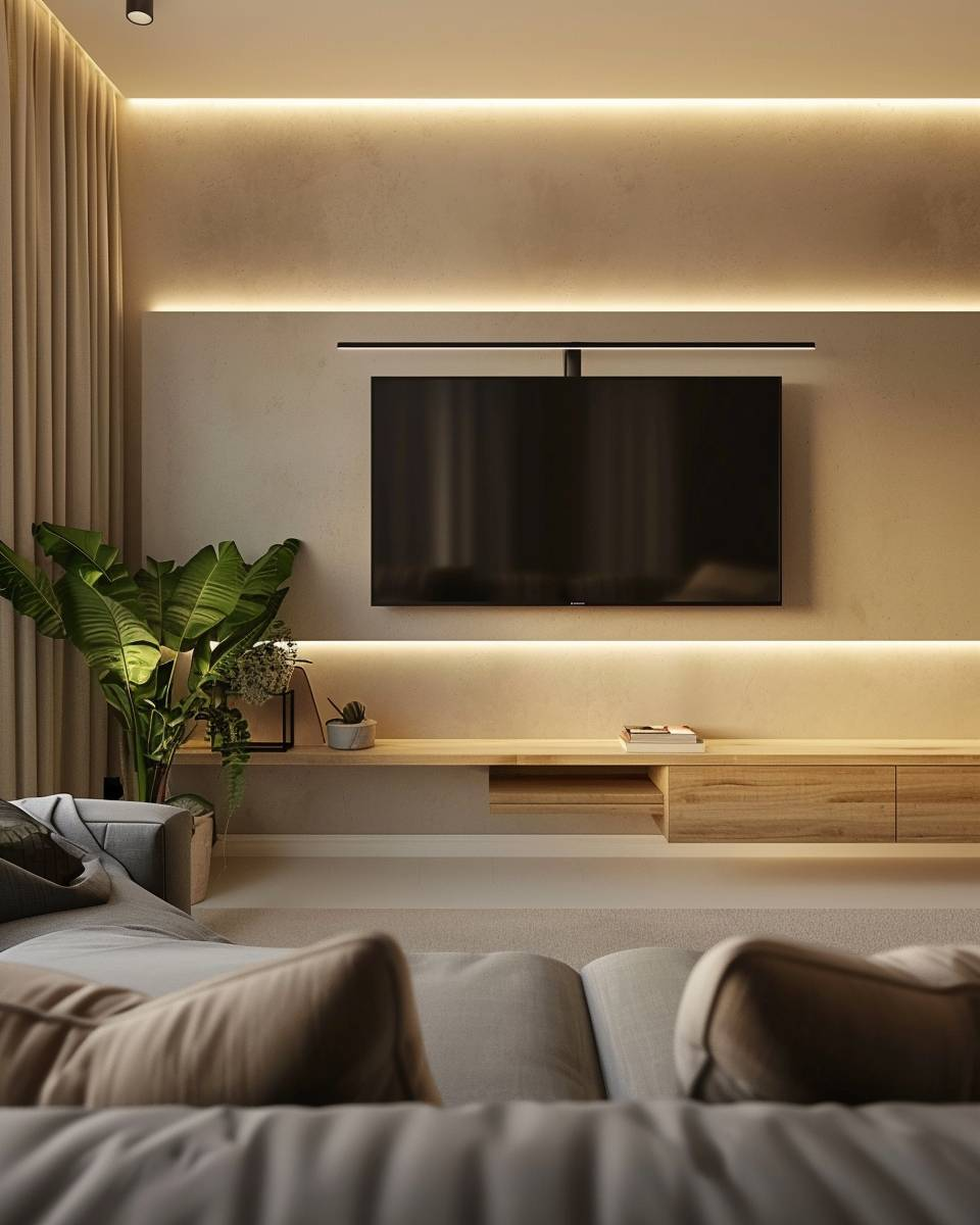Fernsehwand im Wohnzimmer gestalten: 19 kreative Ideen - Hygge and Home