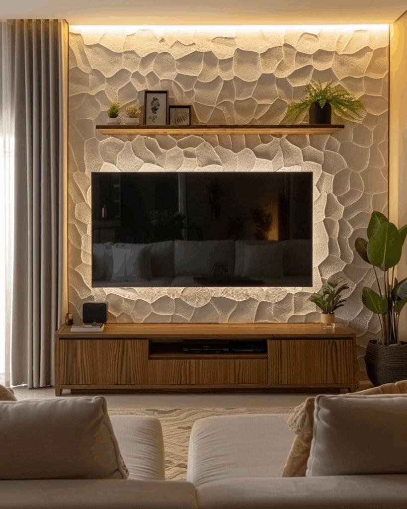 Fernsehwand im Wohnzimmer gestalten: 19 kreative Ideen - Hygge and Home