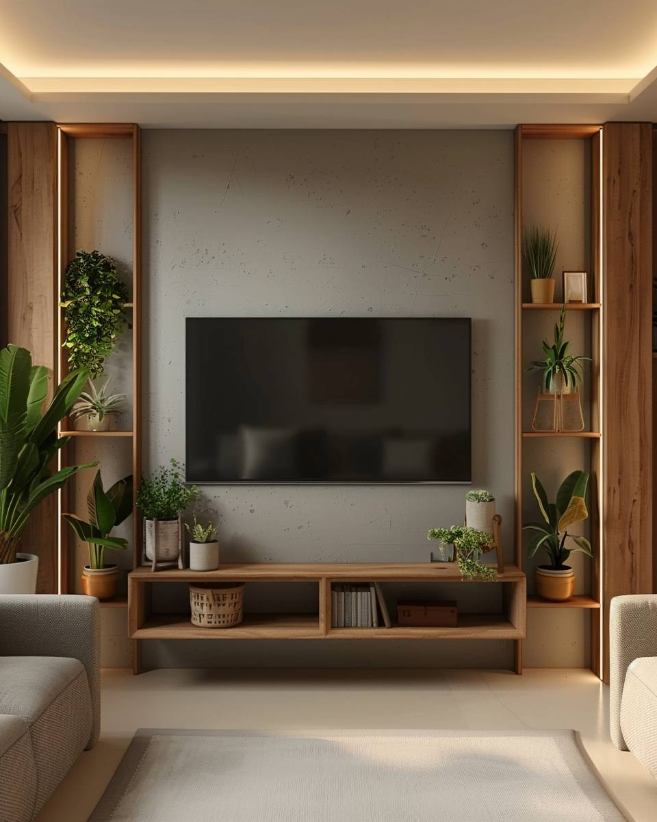 Fernsehwand im Wohnzimmer gestalten: 19 kreative Ideen - Hygge and Home