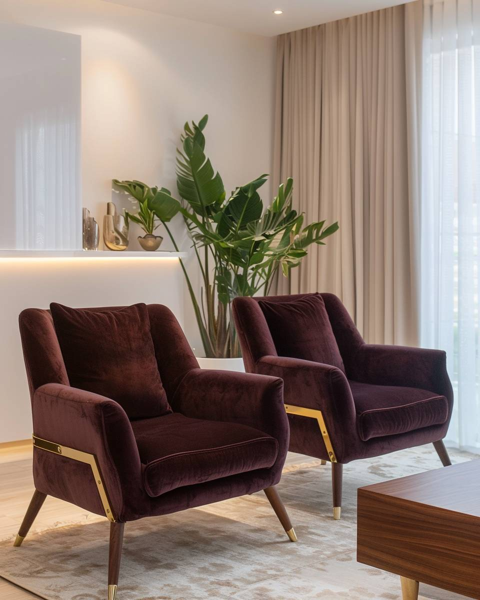 Wohnzimmer in Bordeauxrot gestalten: 20 stilvolle Ideen - Hygge and Home