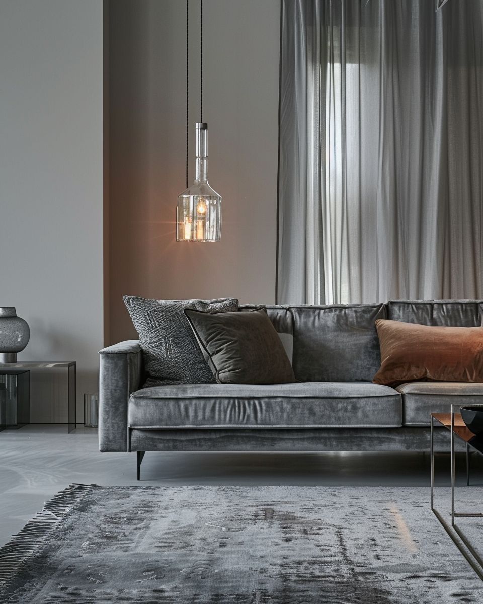 15 Ideen für graue Wohnzimmer: stilvoll und gemütlich - Hygge and Home