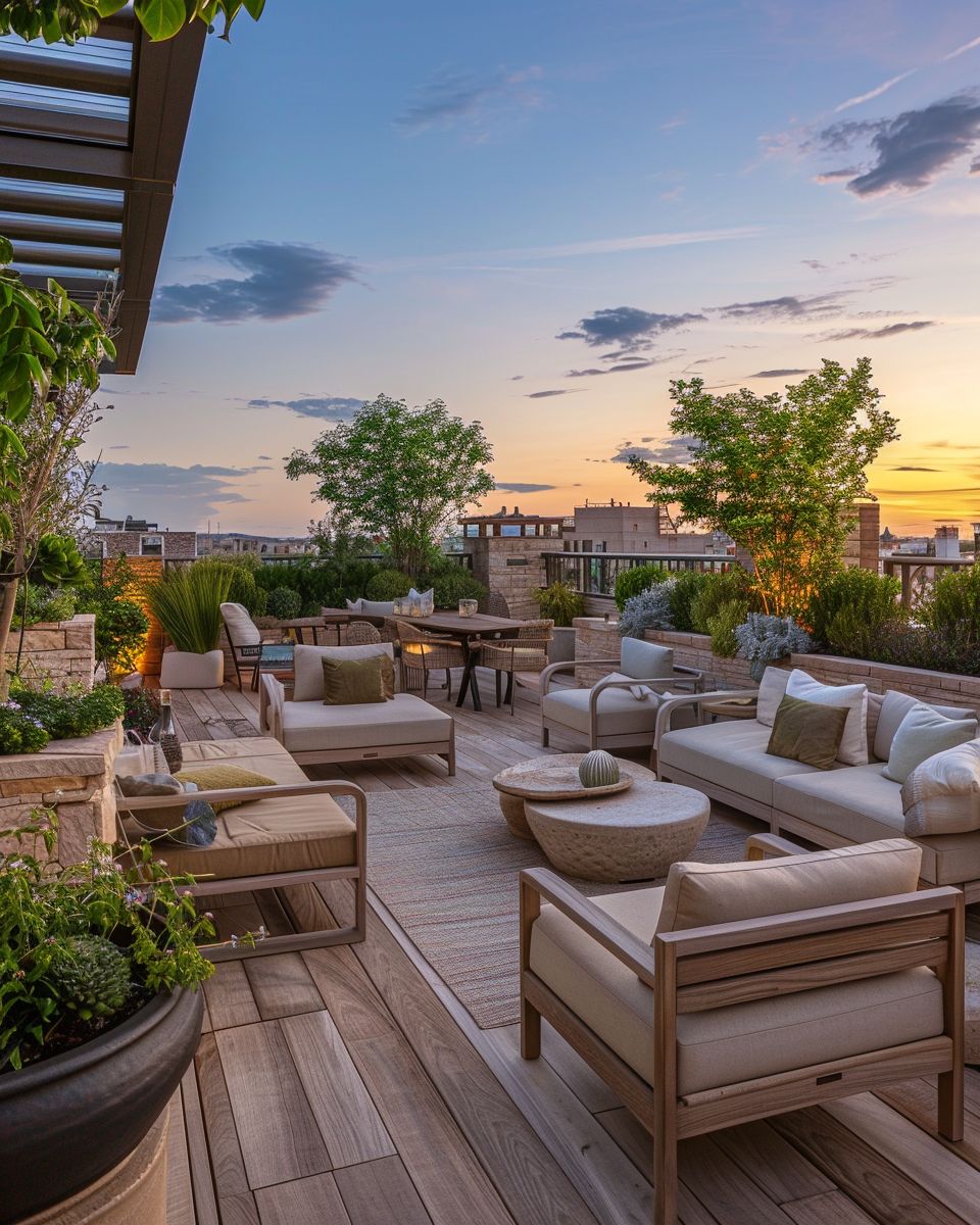 Dachterrasse Gestalten Ideen
