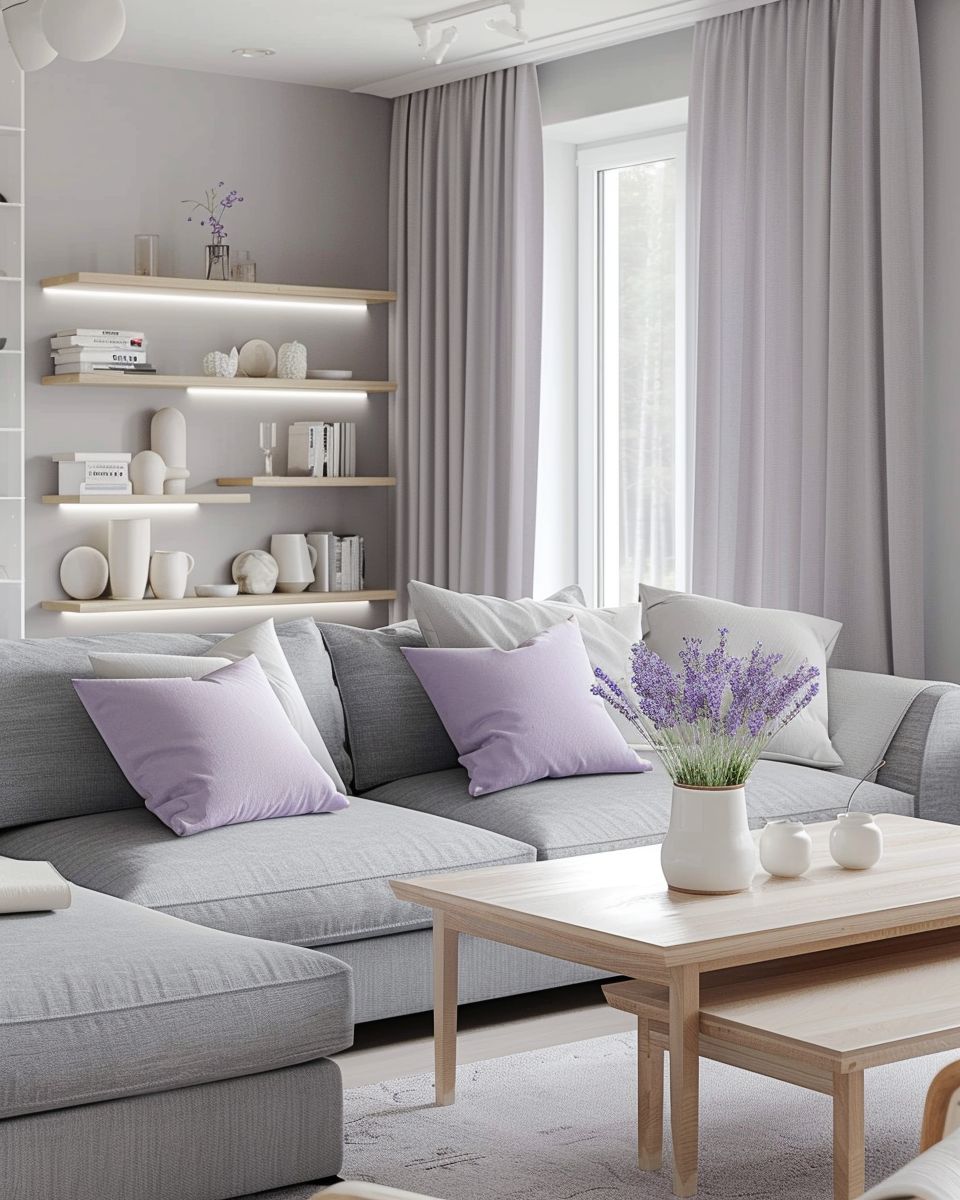 Welche Farbe passt in der Einrichtung zu Grau: 20 stilvolle Ideen ...