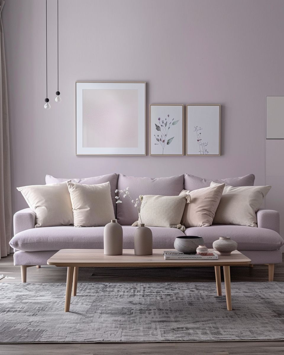 Welche Farbe passt in der Einrichtung zu Lila? 19 stilvolle Ideen ...