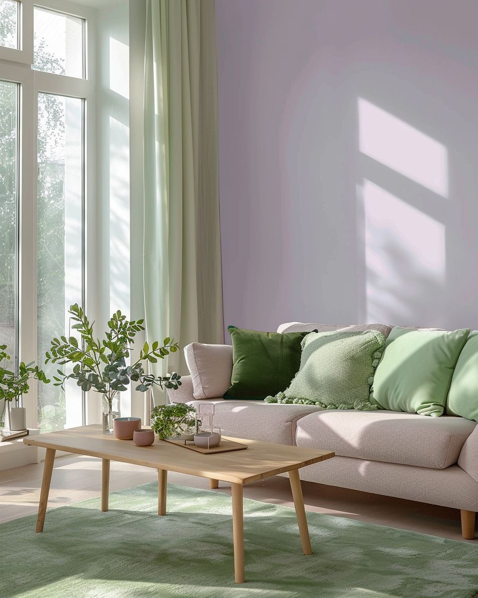 Welche Farbe passt in der Einrichtung zu Lila? 19 stilvolle Ideen ...