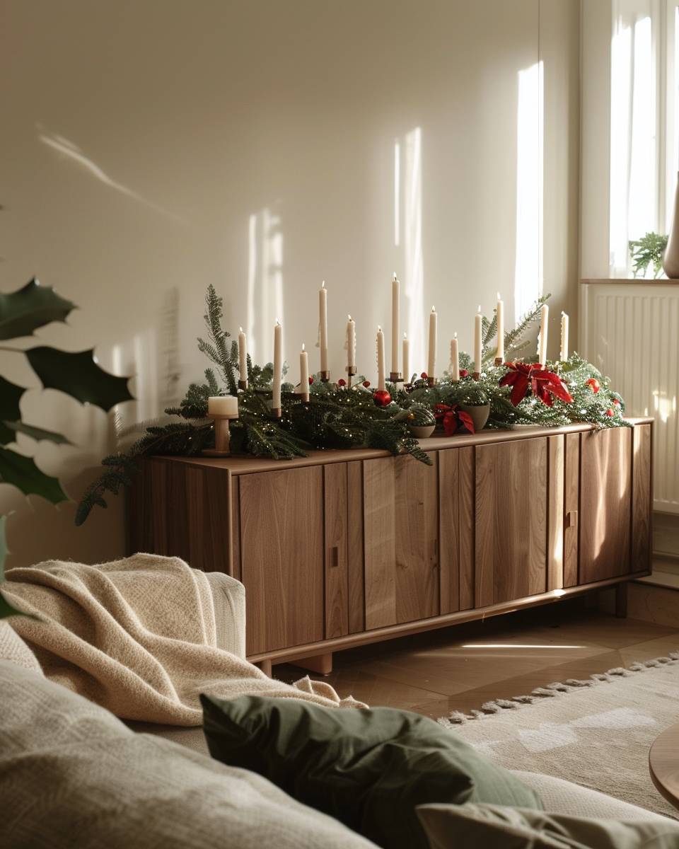 Wohnzimmer weihnachtlich dekorieren: 20 festliche Ideen - Hygge and Home